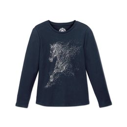 Tchibo - Langarmshirt - M&auml;dchen - Gr. 170/176 - dunkelblau