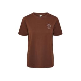 Tchibo - T-Shirt mit Stickerei - Damen - Gr. S - hellgr&uuml;n