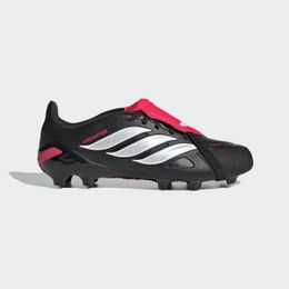 Fu&szlig;ballschuh adidas Performance "PREDATOR LEAGUE FOLD-OVER TONGUE KIDS F&Uuml;R FESTE B&Ouml;DEN", M&auml;dchen, Gr. 31, core schwarz, cloud wei&szlig;, lucid rot, Synthetik, Textil, Schuhe Fu&szlig;ballschuh, Au&szlig;ensohle f&uuml;r feste B&ouml;den, f&uuml;r Kinder & Jugendliche