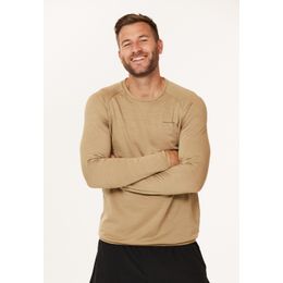 Funktionsshirt Endurance "Avan", Herren, Gr. XXL, beige (beige, meliert), 93% Polyester, 7% Elasthan, unifarben, normal, Rundhals, Shirts Funktionsshirt, mit praktischer Quick Dry-Technologie