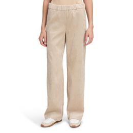Schlupfhose Betty Barclay "Damen mit Eingrifftaschen", Damen, Gr. 42, Normalgr&ouml;&szlig;en, beige, Cord, Obermaterial: 90% Polyester, 8% Polyamid, 2% Elasthan, Basic, relaxed fit lang, Hosen Schlupfhose