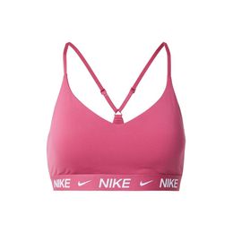 Nike Sport-BH 'INDY' Damen Gr&ouml;&szlig;e S pitaya / wei&szlig;