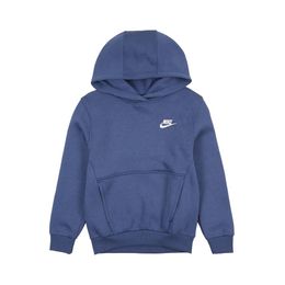 Nike Sportswear Sweatshirt 'CLUB FLC' Jungen Gr&ouml;&szlig;e 128/138 navy / wei&szlig;