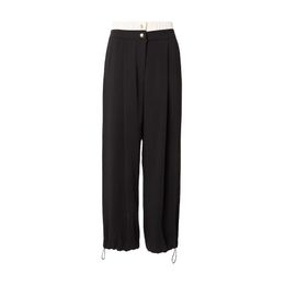 Liu Jo Pleat-Front Pants female Black size M