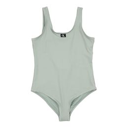 Calvin Klein Swimwear Badeanzug M&auml;dchen Gr&ouml;&szlig;e 140/152 rauchgrau