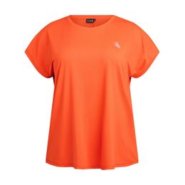 Active By Zizzi Performance Shirt female Orange size XXXL