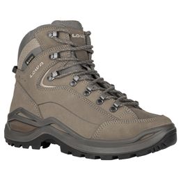 Wanderschuh Lowa "RENEGADE EVO GTX MID WS", Damen, Gr. 41, stein, Leder, Schuhe Wanderschuh, wasserdicht, winddicht,atmungsaktiv dank GORE-TEX Membrane