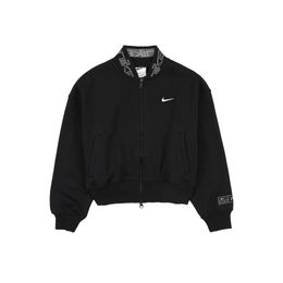 Nike Sportswear Sweatjacke 'DANCE' M&auml;dchen Gr&ouml;&szlig;e 147/158 schwarz / wei&szlig;