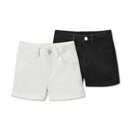 Tchibo - 2 Shorts - M&auml;dchen - Gr. 146/152 - schwarz