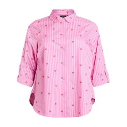 ZIZZI Blouse 'MRIKKE' female Pink size XXXL