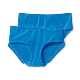 Tchibo - 2 Pantys - Damen - Gr. L - blau
