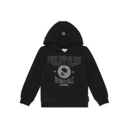 Sweatshirt Philipp Plein "Kapuzen-Sweatshirt", Jungen, Gr. 10, 02, schwarz, Obermaterial: 95% Baumwolle, 5% Elasthan, Sweatshirts Sweatshirt