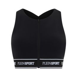 Lauftop Plein Sport "Fleece Bra Top", Kinder, Gr. XS, 02, schwarz, Obermaterial: 69% Polyamid, 31% Elasthan, Tops