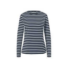Tchibo - Gestreiftes Langarmshirt - Damen - Gr. S - wei&szlig;/gestreift