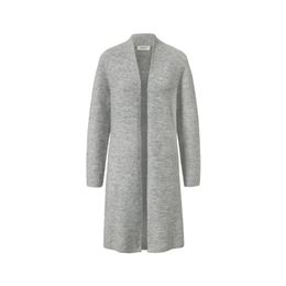 Tchibo - Offener Longcardigan mit RWS-Wolle - Damen - Gr. L - grau