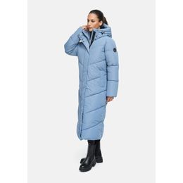 Winterjacke Marikoo "Ranja", Damen, Gr. L, powderblau, Obermaterial: 100% Polyester; Futter: 100% Polyester; Wattierung: 100% Polyester; &Auml;rmelfutter: 100% Polyester, Jacken Winterjacke, mit fester Kapuze und hohem Stehkragen