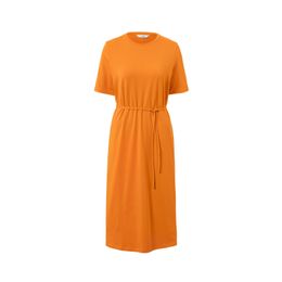 Tchibo - Jerseykleid mit Tailleng&uuml;rtel - Damen - Gr. M - orange