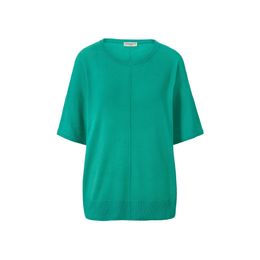 Tchibo - Feinstrick-Shirt mit Leinen - Damen - Gr. M - blau