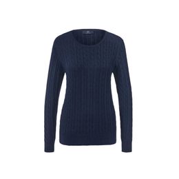 Tchibo - Zopfstrickpullover - Damen - Gr. M - dunkelblau
