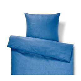 Tchibo - Seersucker-Bettw&auml;sche - blau