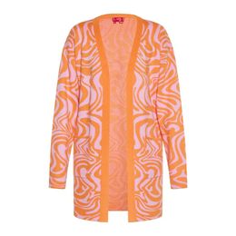 Swirly Knit Cardigan female Orange size M