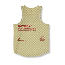 Saysky Checker Combat Singlet Bekleidung Herren gr&uuml;n S