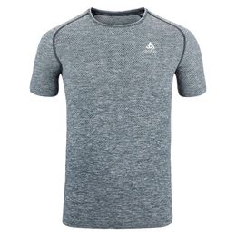 Odlo T-Shirt Crew Neck S/S Bekleidung Herren grau xxl