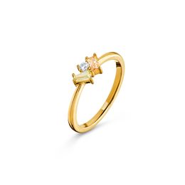 Tchibo - Ring - Damen - Gr. 18 - gold