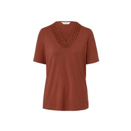 Tchibo - Blusenshirt - Damen - Gr. M - rotbraun