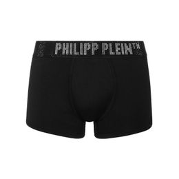 Philipp Plein Herren Boxer "Mit Schmucksteinen", Gr. XXL0260, schwarz, crystal, Obermaterial: 100% Glasfaser, 48% Baumwolle, 48% Modal, 4% Elasthan;