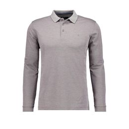 Poloshirt Ragman, Herren, Gr. L, silber (silbergrau), Baumwollmischung, regular fit, ohne Ausschnitt, Shirts