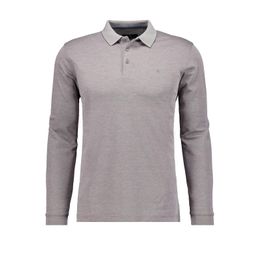 Poloshirt Ragman, Herren, Gr. L, silber (silbergrau), Piqu&eacute;, 70% Baumwolle 30% Polyester, regular fit, ohne Ausschnitt, Shirts