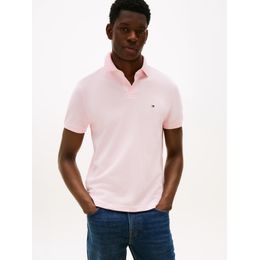 Poloshirt Tommy Hilfiger "1985 REGULAR POLO", Herren, Gr. XXL, rosa (pink), Piqu&eacute;, Obermaterial: 96% Baumwolle, 4% Elasthan, hoch geschlossener Ausschnitt, Shirts, aus Piqu&eacute;
