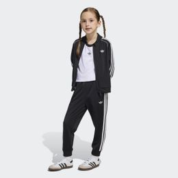 Trainingsanzug adidas originals "SST TRACKSUIT", Jungen, Gr. 110, schwarz, Obermaterial: 100% Polyester, Sportanz&uuml;ge Trainingsanzug