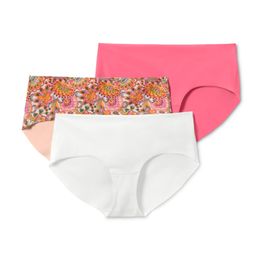 Tchibo - 3 Pantys &raquo;Magic Cut&laquo; - Damen - Gr. S - wei&szlig;