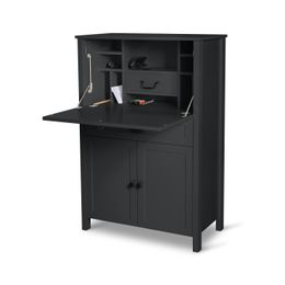 Tchibo - Officeschrank &raquo;Clara&laquo; - 79x41x119cm - schwarz - Holz / Metall