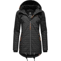 Ragwear Jacke 'Zuzka' Damen Gr&ouml;&szlig;e XXL bronze / schwarz Winterjacke
