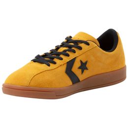 Sneaker Converse "CLASSIC TRAINER SUEDE", Damen, Gr. 37,5, gelb, schwarz, gum, Leder, Schuhe Sneaker