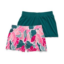 Tchibo - 2 Shorts - Damen - Gr. L - petrol