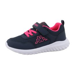 Sneaker Kappa "PINELLA", M&auml;dchen, Gr. 34, navy, pink, Synthetik, Schuhe Sneaker