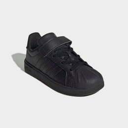 Sneaker adidas Sportswear "STREETTALK", Damen, Gr. 35, core schwarz, core schwarz, carbon, Synthetik, Schuhe Sneaker, inspiriert vom Design des adidas superstar, f&uuml;r Kinder