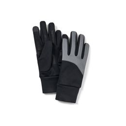 Tchibo - Windprotection-Handschuhe mit Reflektorbesatz - Unisex - Gr. 9,5 - schwarz