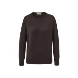 Tchibo - Merino-Feinstrickpullover - Damen - Gr. S - dunkelbraun