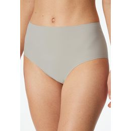Maxislip Schiesser "Invisible Soft", Damen, Gr. 46, lila (211, malve), Microfaser, Obermaterial: 70% Polyamid, 30% Elasthan, unifarben, k&ouml;rpernah, Unterhosen, mit hohem Bund