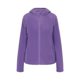 Swirly Fleece Jacket female Purple size XL