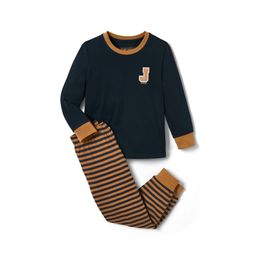 Tchibo - Pyjama - Kinder - Gr. 98/104 - dunkelblau