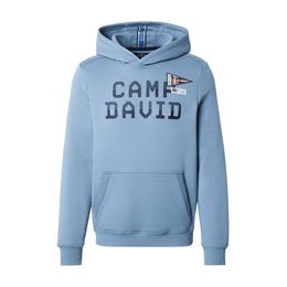 CAMP DAVID Sweatshirt Herren Gr&ouml;&szlig;e 4XL navy / rauchblau / rot