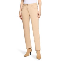 Betty Barclay Damen Slim-fit-Jeans "Damen mit aufgesetzten Taschen"classic beige, Basic, Gr. 40, Obermaterial: 92% Baumwolle, 6% Elastomultiester, 2%