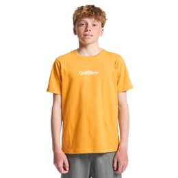 Quiksilver Jungen T-Shirt "Fineline"mineral gelb, Gr. 10, Obermaterial: 70% Baumwolle, 30% Baumwolle;, Shirts