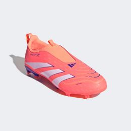 Fu&szlig;ballschuh adidas Performance "PREDATOR LEAGUE LACELESS KIDS FG/MG", M&auml;dchen, Gr. 34, signal coral, cloud wei&szlig;, beam orange, Synthetik, Textil, Schuhe Fu&szlig;ballschuh, geeignet f&uuml;r Rasen- und Kunstrasenpl&auml;tze, f&uuml;r Kinder & Jugendliche